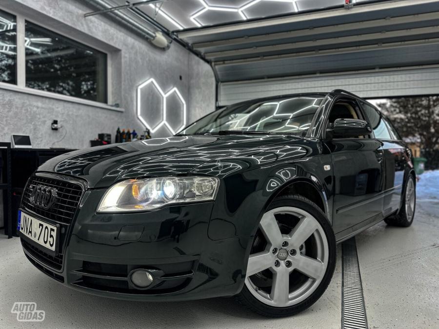 Green Audi A4 2007 in Kaunas, with an engine capacity of 2.00 L and mileage of 350 thousand km for 3650 €, photo 8 on AUTOMOTO.COM.LV