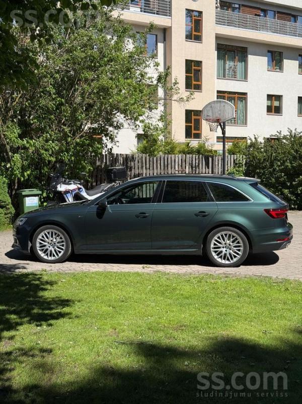 Green Audi A4 2018 in Riga, with an engine capacity of 2.00 L and mileage of 242 thousand km for 15600 €, photo 9 on AUTOMOTO.COM.LV