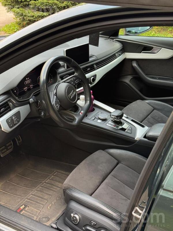 Green Audi A4 2018 in Riga, with an engine capacity of 2.00 L and mileage of 242 thousand km for 15600 €, photo 10 on AUTOMOTO.COM.LV
