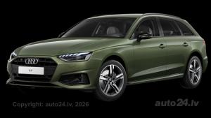 Zaļš Audi A4 2024 Rīga, ar dzinēja tilpumu 2.00 L un nobraukumu 44 tūkst. km par 30900 €, foto  vietnē AUTOMOTO.COM.LV