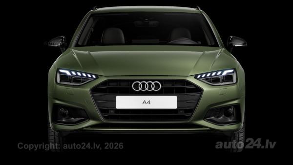 Green Audi A4 2024 in Riga, with an engine capacity of 2.00 L and mileage of 44 thousand km for 30900 €, photo 2 on AUTOMOTO.COM.LV