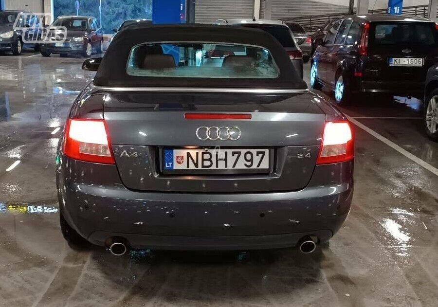 Pelēks Audi A4 2002 Klaipėda, ar dzinēja tilpumu 2.40 L un nobraukumu 283 tūkst. km par 5599 €, foto 7 vietnē AUTOMOTO.COM.LV