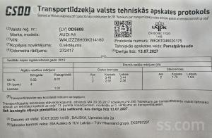 Серый Ауди А4 2002 в Бауска, объемом двигателя 3.00 л и пробегом 273 тыс. км за 2950 €, фото 7 на AUTOMOTO.COM.LV