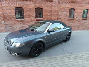 Pelēks Audi A4 2002 Rīga, ar dzinēja tilpumu 2.40 L un nobraukumu 285 tūkst. km par 3000 €, foto  vietnē AUTOMOTO.COM.LV