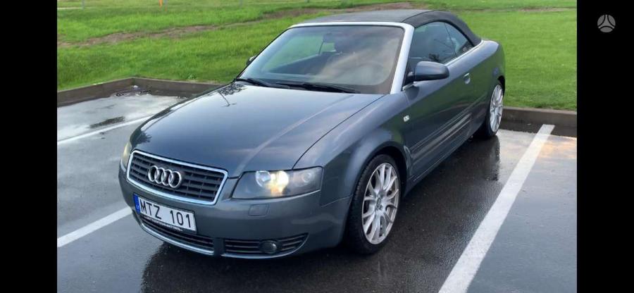 Pelēks Audi A4 2003 Viļņa, ar dzinēja tilpumu 2.39 L un nobraukumu 209 tūkst. km par 3000 €, foto 1 vietnē AUTOMOTO.COM.LV