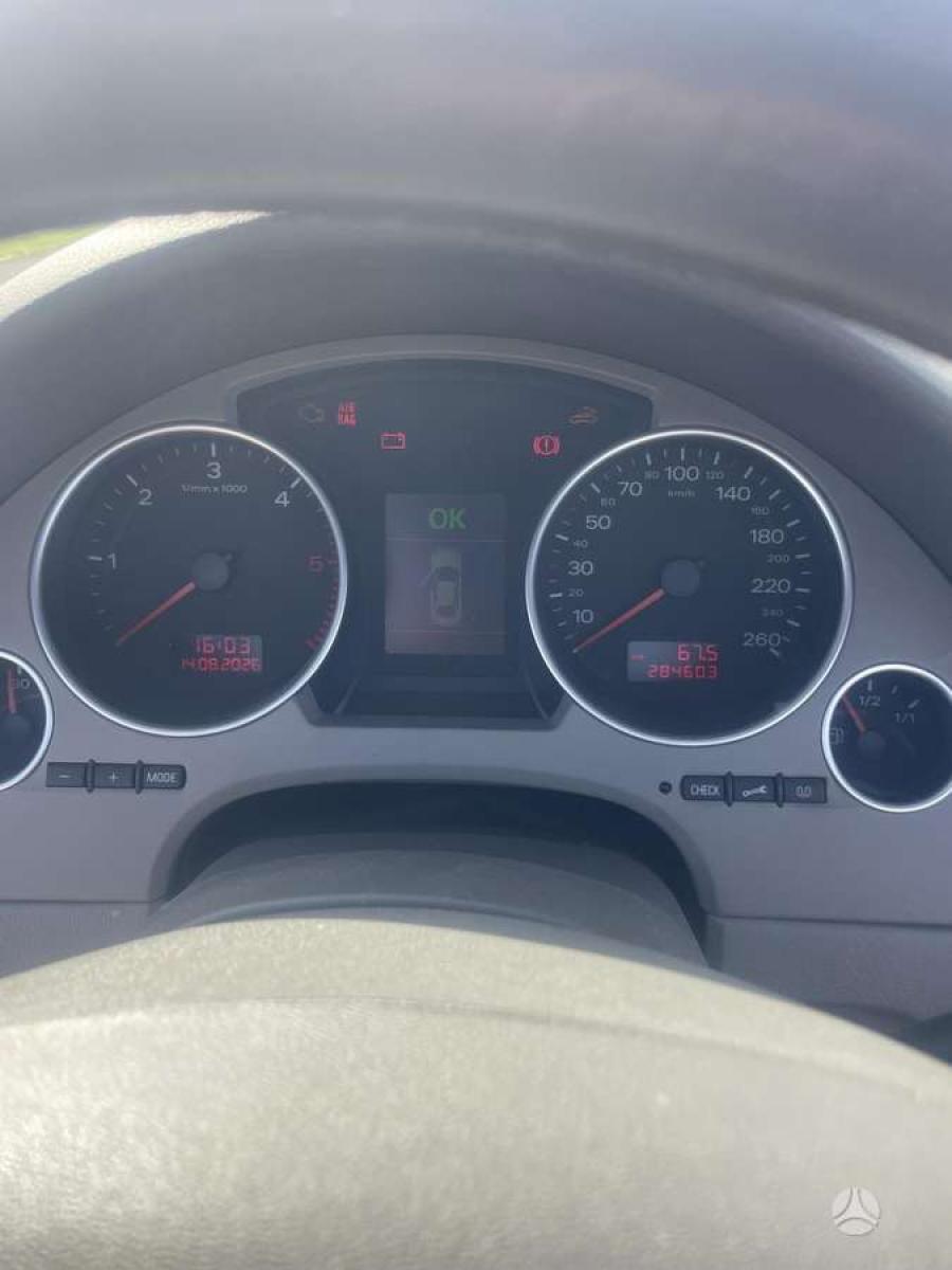 Grey Audi A4 2005 in Siauliai, with an engine capacity of 2.50 L and mileage of 284 thousand km for 3150 €, photo 14 on AUTOMOTO.COM.LV