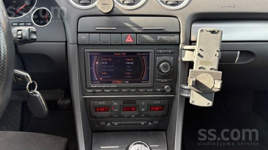 Grey Audi A4 2006 in Liepaja, with an engine capacity of 1.80 L and mileage of 236 thousand km for 3350 €, photo 15 on AUTOMOTO.COM.LV
