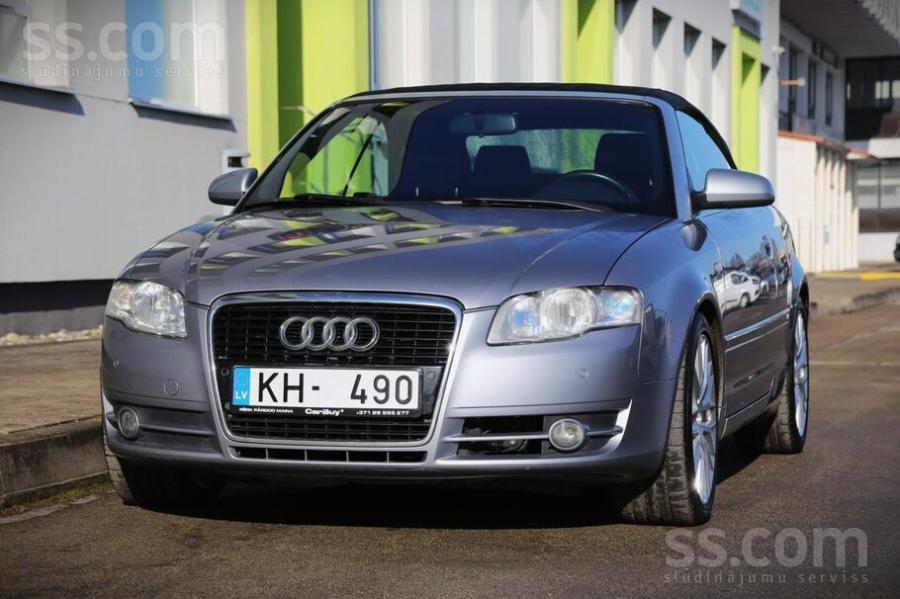 Grey Audi A4 2008 in Riga, with an engine capacity of 2.00 L and mileage of 321 thousand km for 4995 €, photo 1 on AUTOMOTO.COM.LV