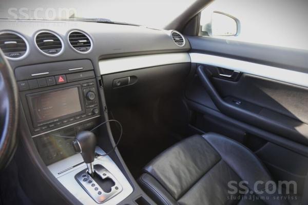 Grey Audi A4 2008 in Riga, with an engine capacity of 2.00 L and mileage of 321 thousand km for 4995 €, photo 9 on AUTOMOTO.COM.LV