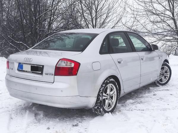 Grey Audi A4 2003 in Raseiniai, with an engine capacity of 1.90 L and mileage of 300 thousand km for 1450 €, photo 3 on AUTOMOTO.COM.LV