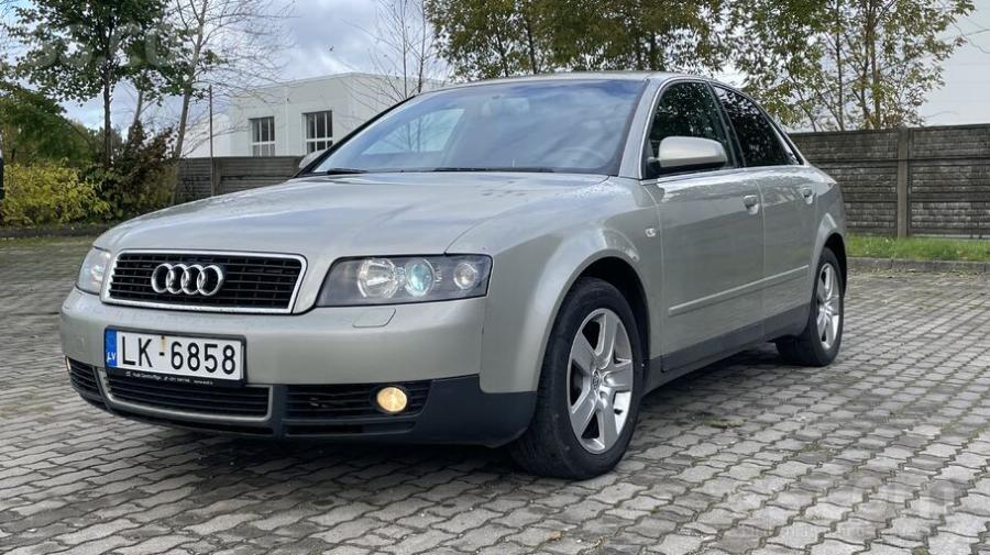 Pelēks Audi A4 2004 Rīga, ar dzinēja tilpumu 2.00 L un nobraukumu 161 tūkst. km par 2350 €, foto 1 vietnē AUTOMOTO.COM.LV