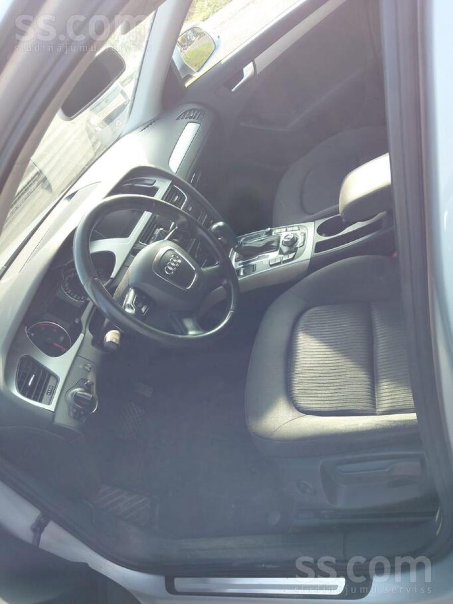 Grey Audi A4 2008 in Kuldiga, with an engine capacity of 2.00 L and mileage of 336 thousand km for 4100 €, photo 6 on AUTOMOTO.COM.LV