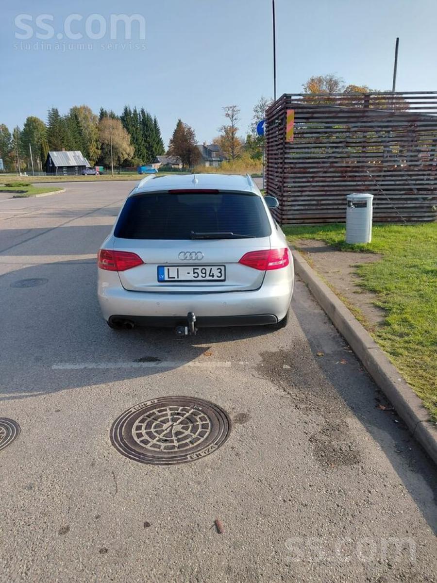 Grey Audi A4 2008 in Kuldiga, with an engine capacity of 2.00 L and mileage of 336 thousand km for 4100 €, photo 8 on AUTOMOTO.COM.LV