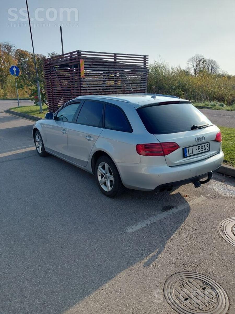 Grey Audi A4 2008 in Kuldiga, with an engine capacity of 2.00 L and mileage of 339 thousand km for 3900 €, photo 3 on AUTOMOTO.COM.LV