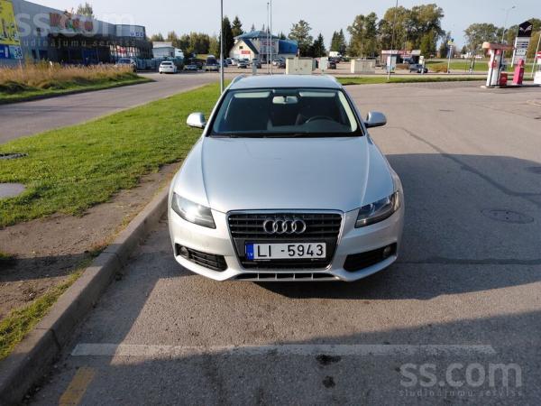 Audi A4 2008 in Kuldiga on AUTOMOTO.COM.LV Grey Audi A4 2008 in Kuldiga, with an engine capacity of 2.00 L and mileage of 339 thousand km for 3900 €, photo 5 on AUTOMOTO.COM.LV