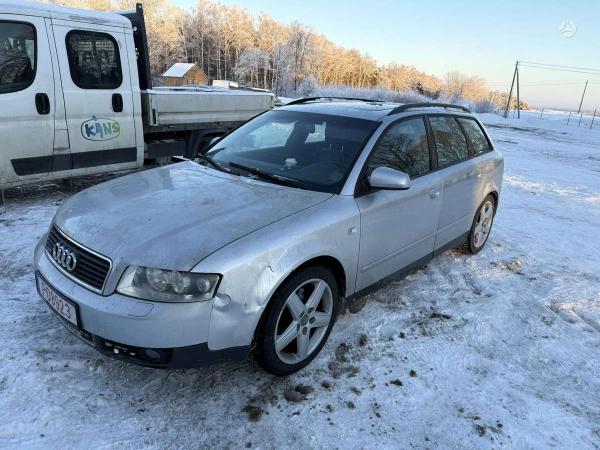 Pelēks Audi A4 2002 Marijampole, ar dzinēja tilpumu 3.00 L un nobraukumu 233 tūkst. km par 1550 €, foto 1 vietnē AUTOMOTO.COM.LV