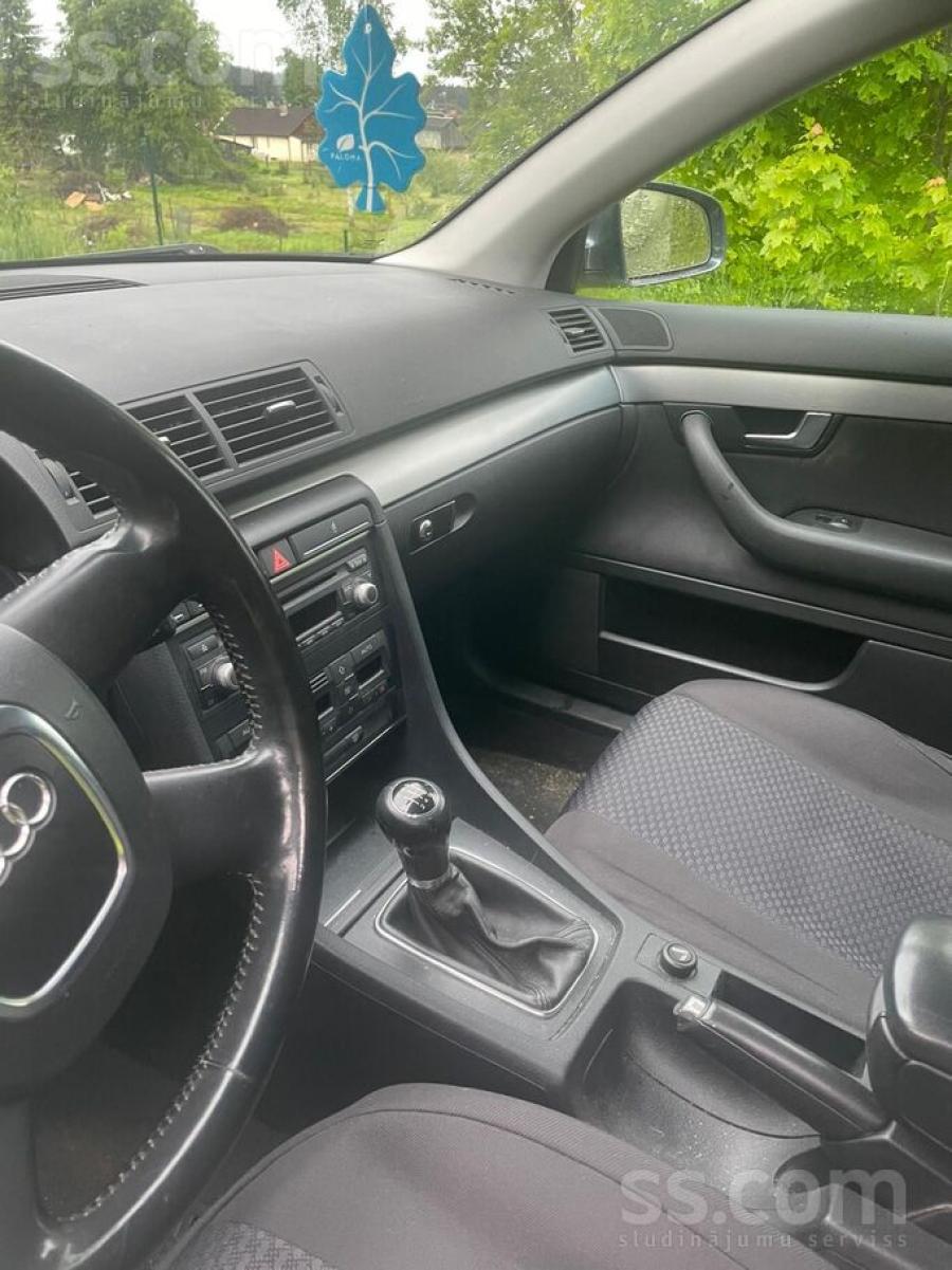 Grey Audi A4 2006 in Kraslava, with an engine capacity of 1.90 L and mileage of 380 thousand km for 2250 €, photo 6 on AUTOMOTO.COM.LV