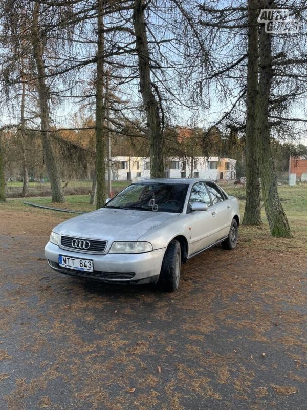 Grey Audi A4 1995 in Panevezys, with an engine capacity of 1.90 L and mileage of 415 thousand km for 500 €, photo 1 on AUTOMOTO.COM.LV