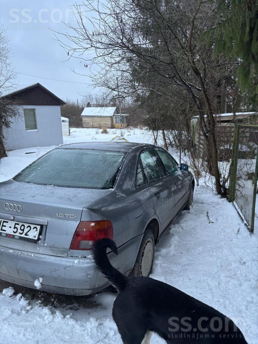 Grey Audi A4 1995 in Daugavpils, with an engine capacity of 1.90 L and mileage of 326 thousand km for 1500 €, photo 6 on AUTOMOTO.COM.LV