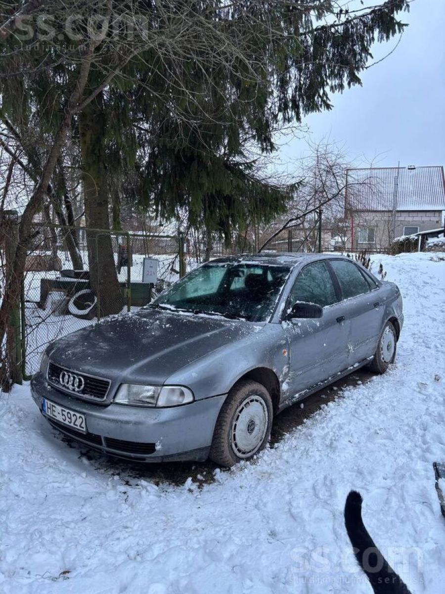 Grey Audi A4 1995 in Daugavpils, with an engine capacity of 1.90 L and mileage of 326 thousand km for 1000 €, photo 1 on AUTOMOTO.COM.LV