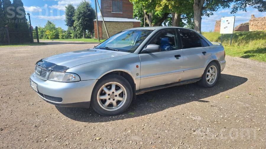 Grey Audi A4 1995 in Ludza, with an engine capacity of 1.80 L and mileage of 450 thousand km for 950 €, photo 1 on AUTOMOTO.COM.LV