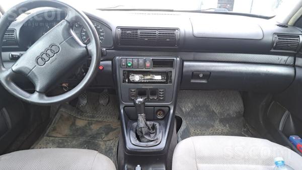 Grey Audi A4 1995 in Liepaja, with an engine capacity of 1.90 L and mileage of 364 thousand km for 600 €, photo 5 on AUTOMOTO.COM.LV