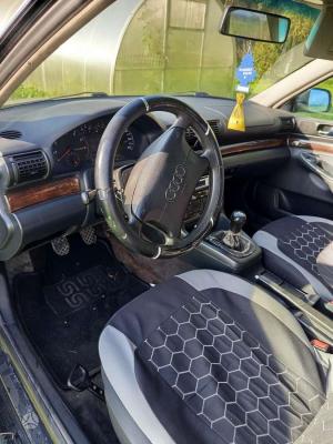 Grey Audi A4 1996 in Pakruojis, with an engine capacity of 1.60 L and mileage of 329 thousand km for 700 €, photo 8 on AUTOMOTO.COM.LV