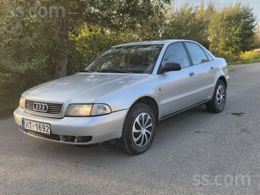 Grey Audi A4 1996 in Rezekne, with an engine capacity of 1.90 L and mileage of 395 thousand km for 900 €, photo 1 on AUTOMOTO.COM.LV