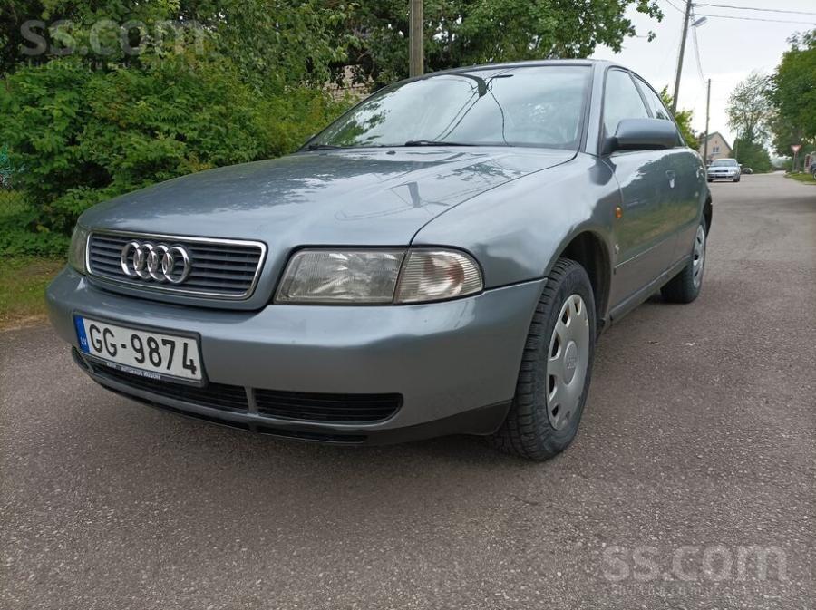 Pelēks Audi A4 1997 Daugavpils, ar dzinēja tilpumu 1.60 L un nobraukumu 283 tūkst. km par 1200 €, foto 5 vietnē AUTOMOTO.COM.LV