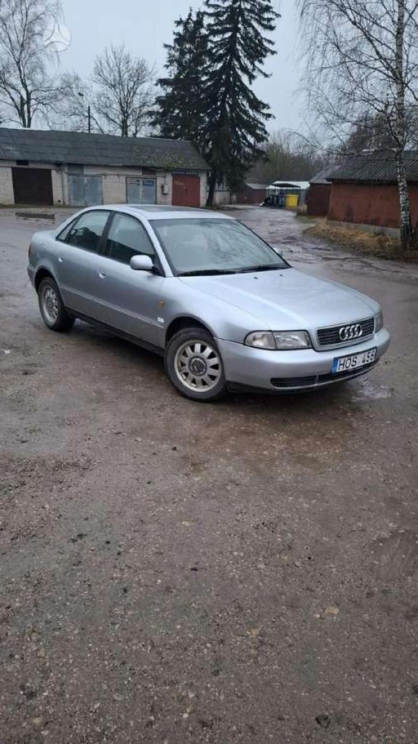 Grey Audi A4 1997 in Marijampole, with an engine capacity of 1.60 L and mileage of 187 thousand km for 950 €, photo 8 on AUTOMOTO.COM.LV