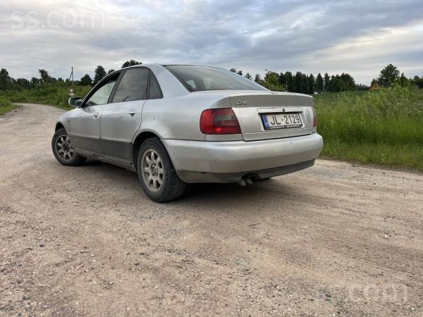 Grey Audi A4 1997 in Daugavpils, with an engine capacity of 1.90 L and mileage of 388 thousand km for 950 €, photo 4 on AUTOMOTO.COM.LV
