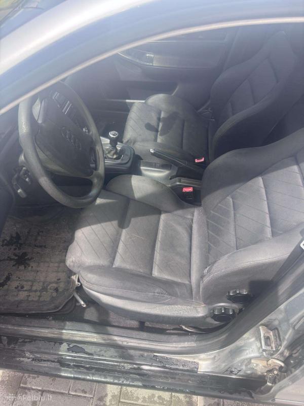 Grey Audi A4 1997 in Plunge, with an engine capacity of 1.60 L and mileage of 35 thousand km for 650 €, photo 4 on AUTOMOTO.COM.LV