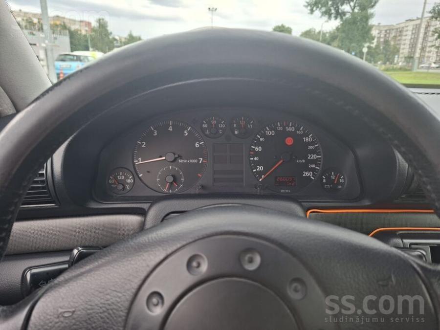 Серый Ауди А4 1997 в Рига, объемом двигателя 1.80 л и пробегом 260 тыс. км за 580 €, фото 10 на AUTOMOTO.COM.LV
