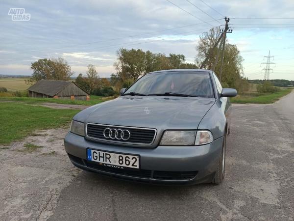 Grey Audi A4 1997 in Kaisiadorys, with an engine capacity of 1.60 L and mileage of 271 thousand km for 730 €, photo 1 on AUTOMOTO.COM.LV