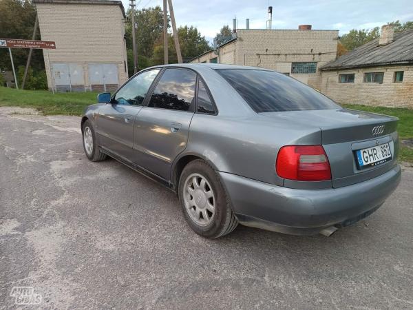 Grey Audi A4 1997 in Kaisiadorys, with an engine capacity of 1.60 L and mileage of 271 thousand km for 730 €, photo 4 on AUTOMOTO.COM.LV