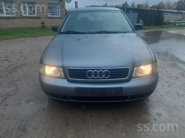 Grey Audi A4 1997 in Ogre, with an engine capacity of 1.80 L and mileage of 359 thousand km for 450 €, photo 1 on AUTOMOTO.COM.LV