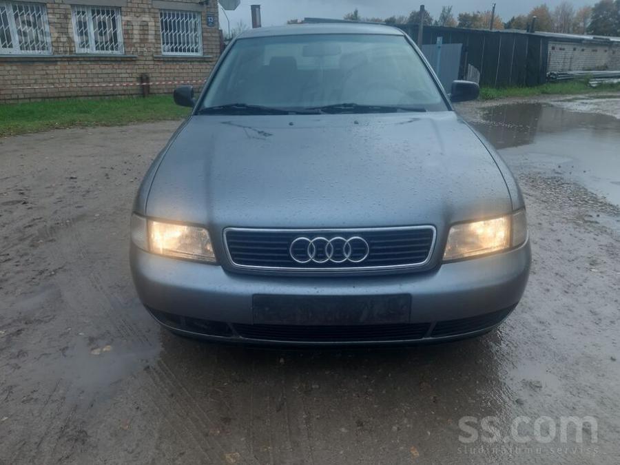 Grey Audi A4 1997 in Ogre, with an engine capacity of 1.80 L and mileage of 359 thousand km for 450 €, photo 1 on AUTOMOTO.COM.LV