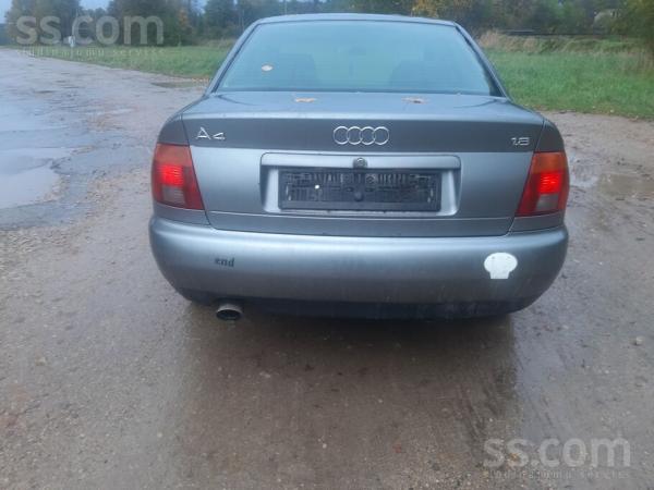Grey Audi A4 1997 in Ogre, with an engine capacity of 1.80 L and mileage of 359 thousand km for 450 €, photo 3 on AUTOMOTO.COM.LV