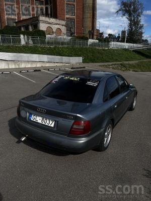 Grey Audi A4 1998 in Daugavpils, with an engine capacity of 1.90 L and mileage of 363 thousand km for 4500 €, photo 2 on AUTOMOTO.COM.LV