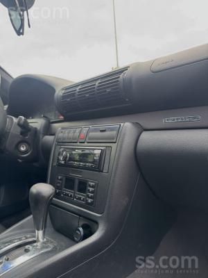 Grey Audi A4 1998 in Balvi, with an engine capacity of 1.80 L and mileage of 345 thousand km for 2500 €, photo 11 on AUTOMOTO.COM.LV