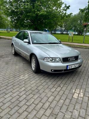 Pelēks Audi A4 1999 Ogre, ar dzinēja tilpumu 1.60 L un nobraukumu 300 tūkst. km par 4700 €, foto 1 vietnē AUTOMOTO.COM.LV