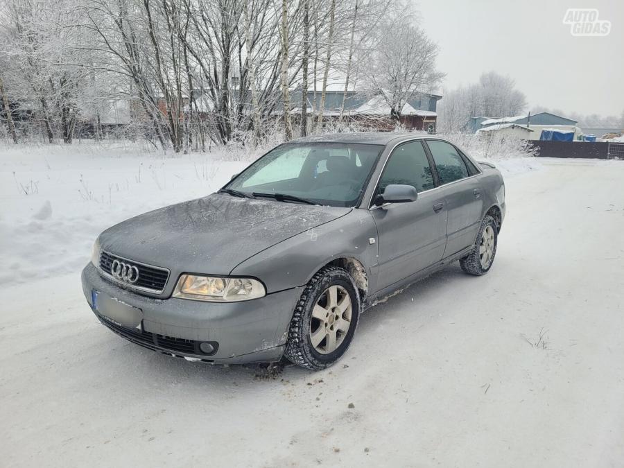 Pelēks Audi A4 1999 Viļņa, ar dzinēja tilpumu 1.90 L un nobraukumu 400 tūkst. km par 899 €, foto 1 vietnē AUTOMOTO.COM.LV
