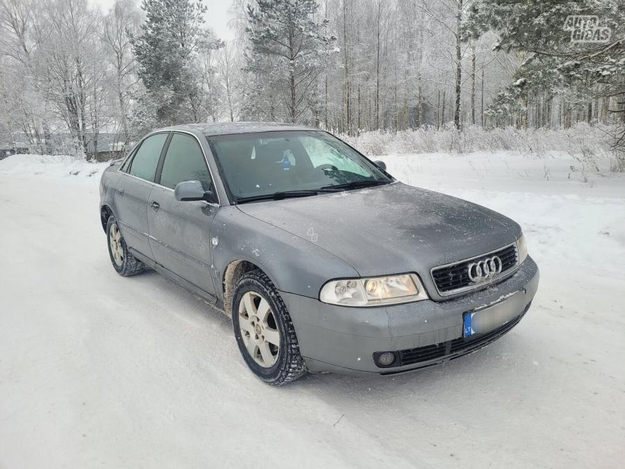 Pelēks Audi A4 1999 Viļņa, ar dzinēja tilpumu 1.90 L un nobraukumu 400 tūkst. km par 899 €, foto 3 vietnē AUTOMOTO.COM.LV