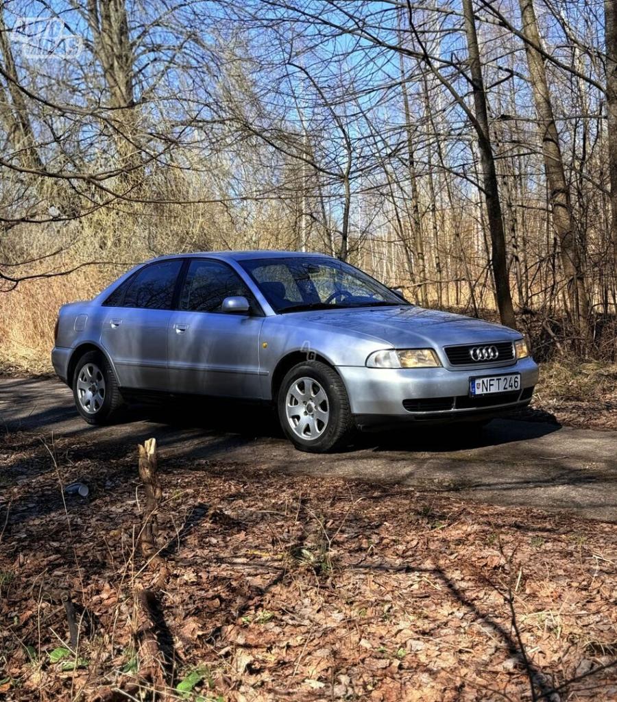Grey Audi A4 1999 in Vievis, with an engine capacity of 1.90 L and mileage of 460 thousand km for 990 €, photo 1 on AUTOMOTO.COM.LV