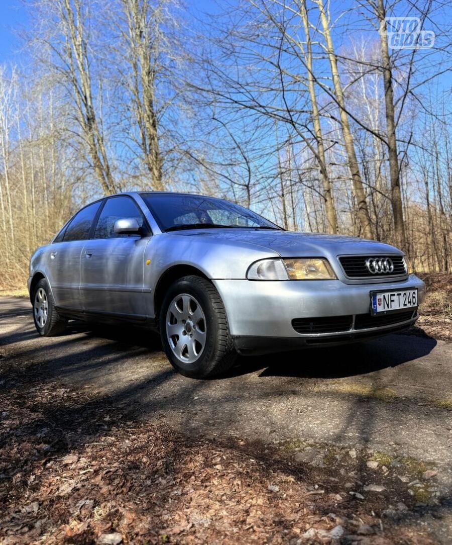 Grey Audi A4 1999 in Vievis, with an engine capacity of 1.90 L and mileage of 460 thousand km for 990 €, photo 11 on AUTOMOTO.COM.LV