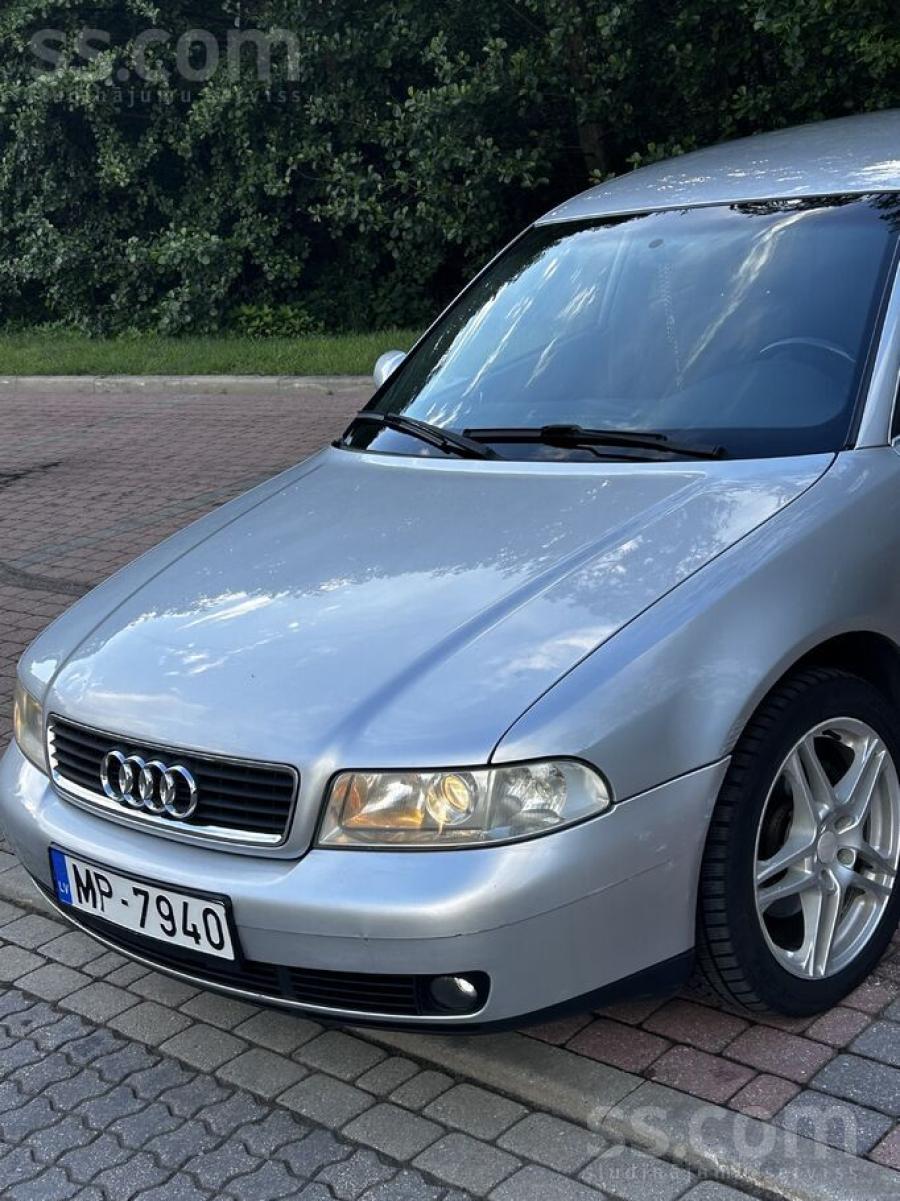 Pelēks Audi A4 1999 Ventspils, ar dzinēja tilpumu 1.80 L un nobraukumu 357 tūkst. km par 1690 €, foto 5 vietnē AUTOMOTO.COM.LV