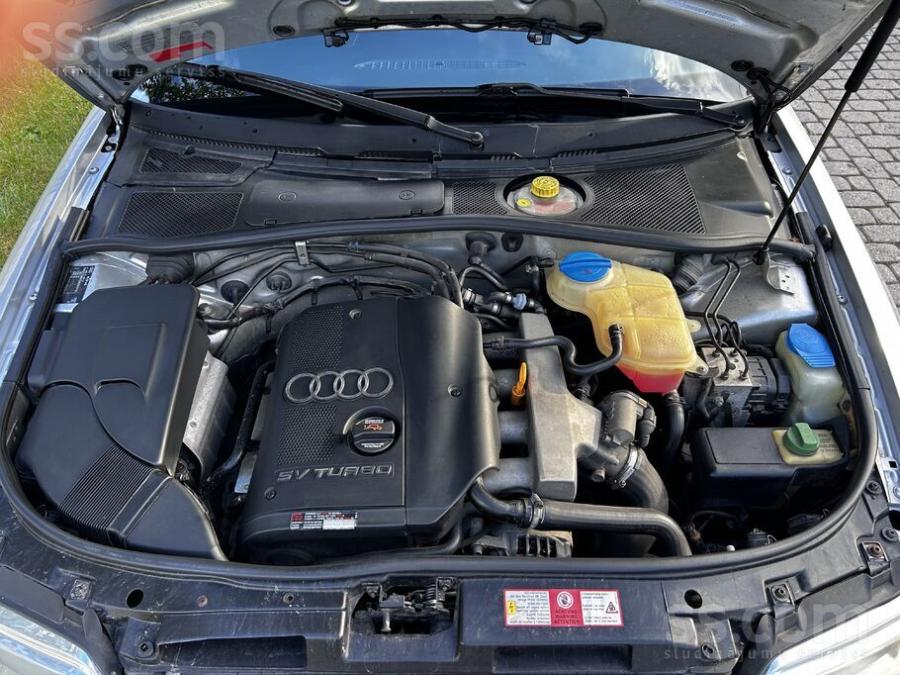 Pelēks Audi A4 1999 Ventspils, ar dzinēja tilpumu 1.80 L un nobraukumu 357 tūkst. km par 1690 €, foto 10 vietnē AUTOMOTO.COM.LV
