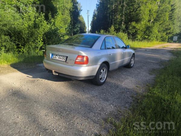 Grey Audi A4 1999 in Talsi, with an engine capacity of 1.90 L and mileage of 395 thousand km for 1000 €, photo 2 on AUTOMOTO.COM.LV