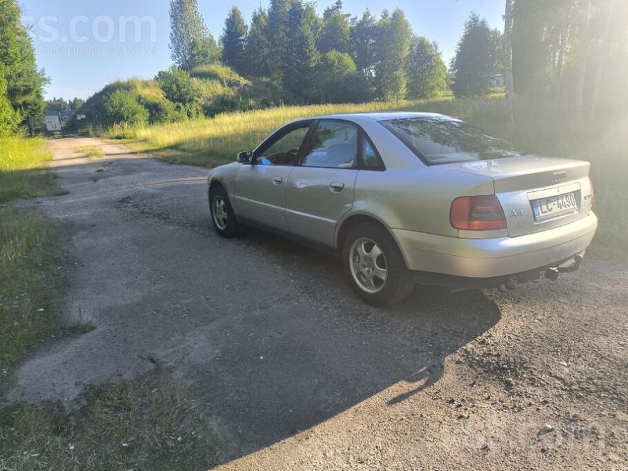 Grey Audi A4 1999 in Talsi, with an engine capacity of 1.90 L and mileage of 395 thousand km for 1000 €, photo 4 on AUTOMOTO.COM.LV