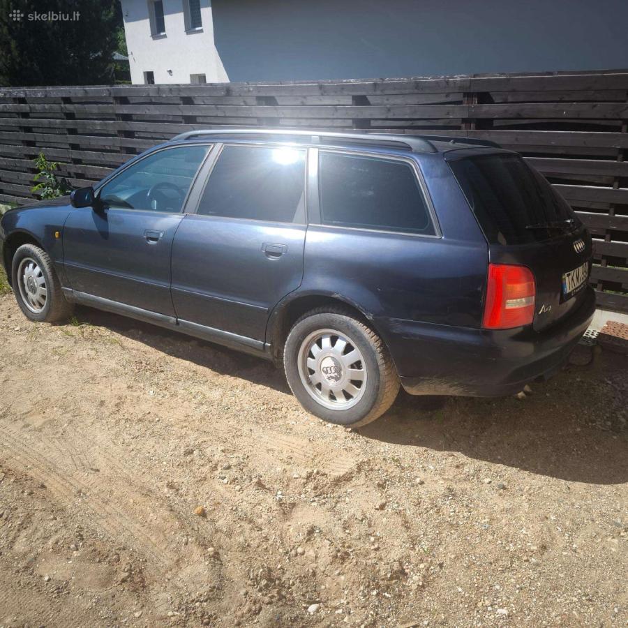 Pelēks Audi A4 1999 Kauņa, ar dzinēja tilpumu 1.90 L un nobraukumu 280 tūkst. km par 500 €, foto 10 vietnē AUTOMOTO.COM.LV